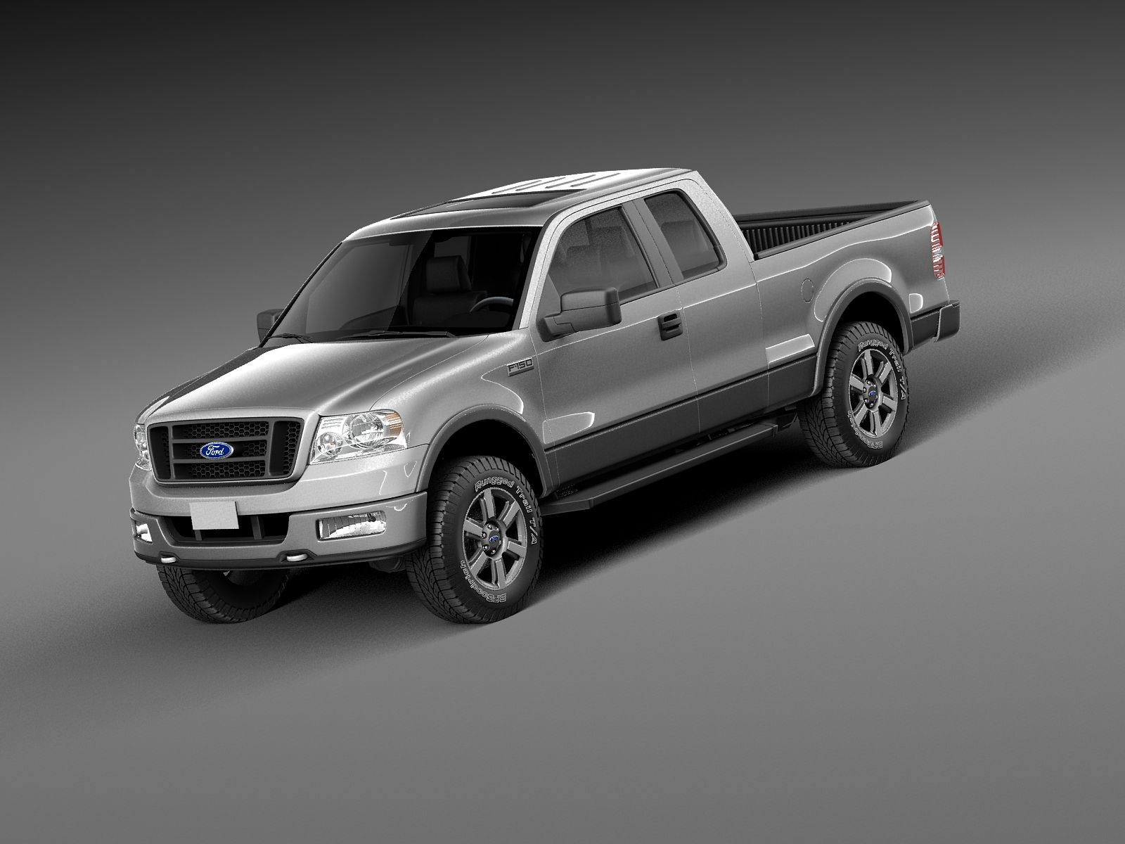 modelo 3d Ford F150 Extended Cab 2004-2007 - TurboSquid 821796