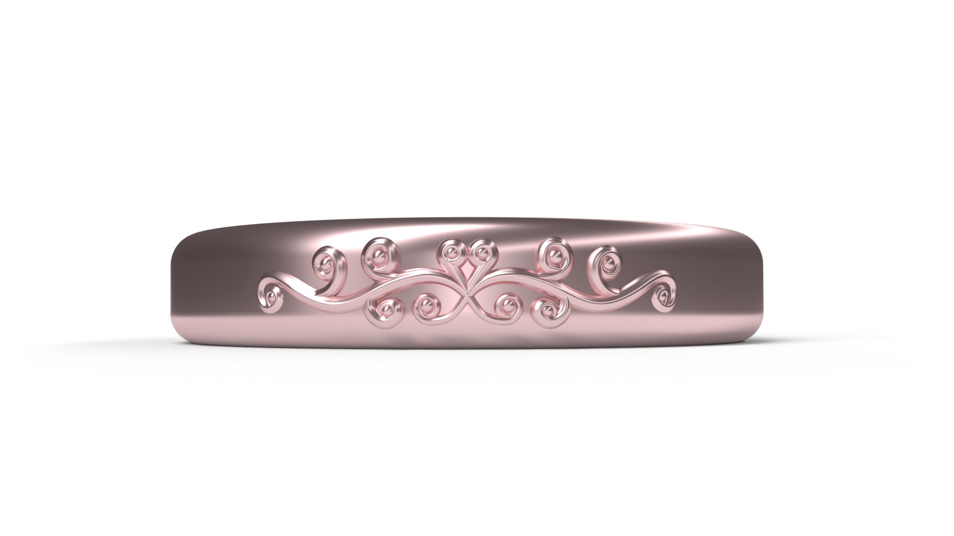 3D Model Rose Gold Ring - TurboSquid 1902097