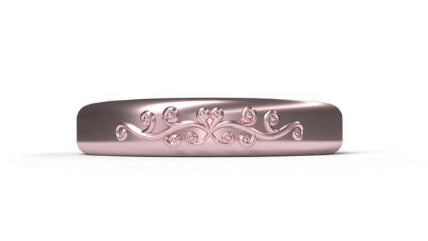 3D model Rose gold ring - TurboSquid 1902097