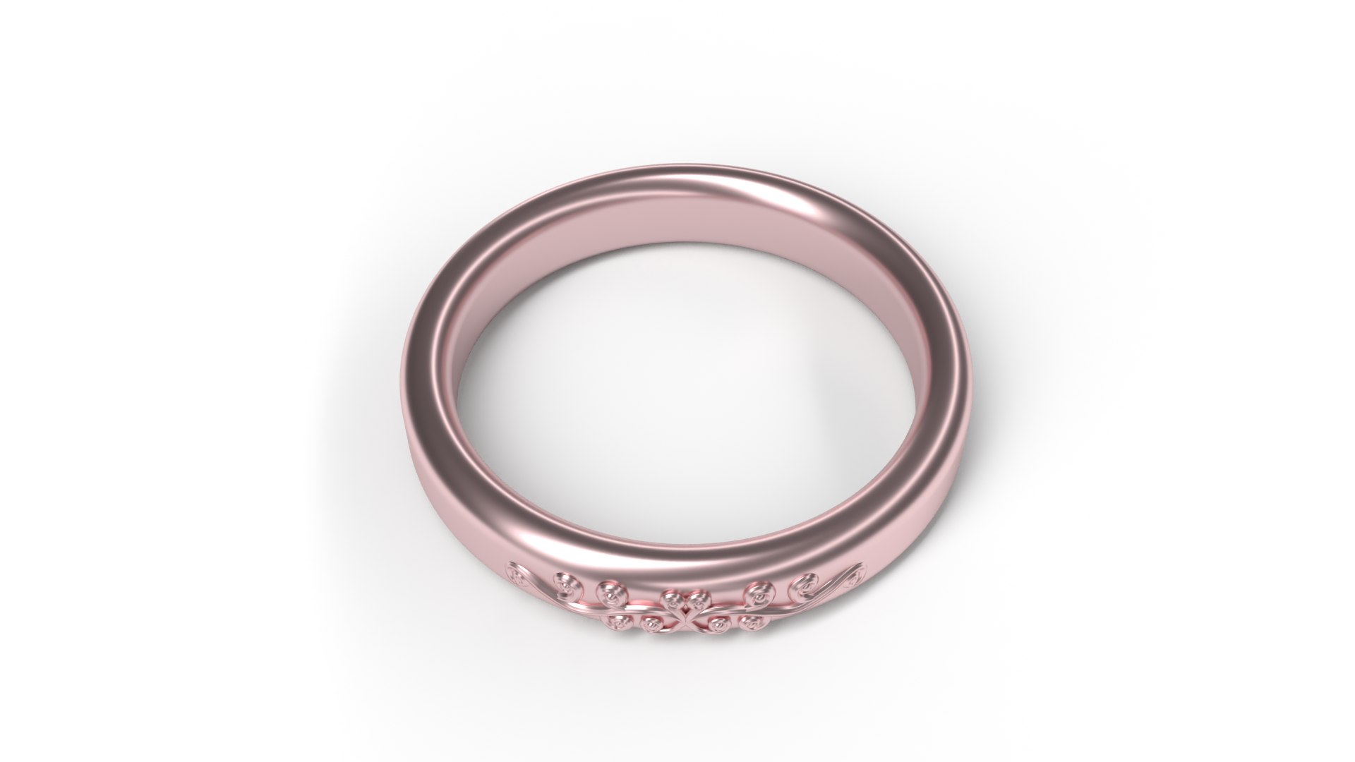 3D Model Rose Gold Ring - TurboSquid 1902097