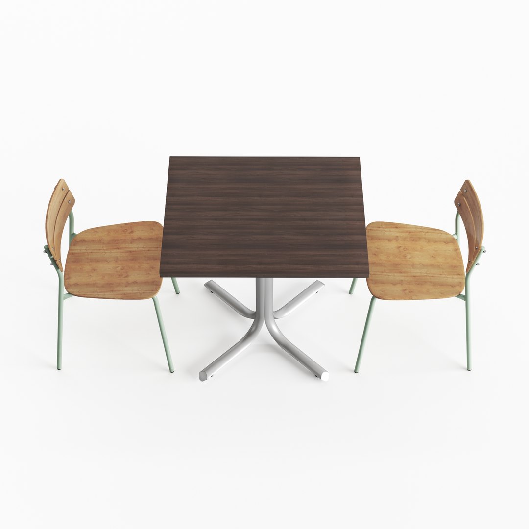 3D Grand Rapids Sherman Chair EMU Americas Table - TurboSquid 1794094