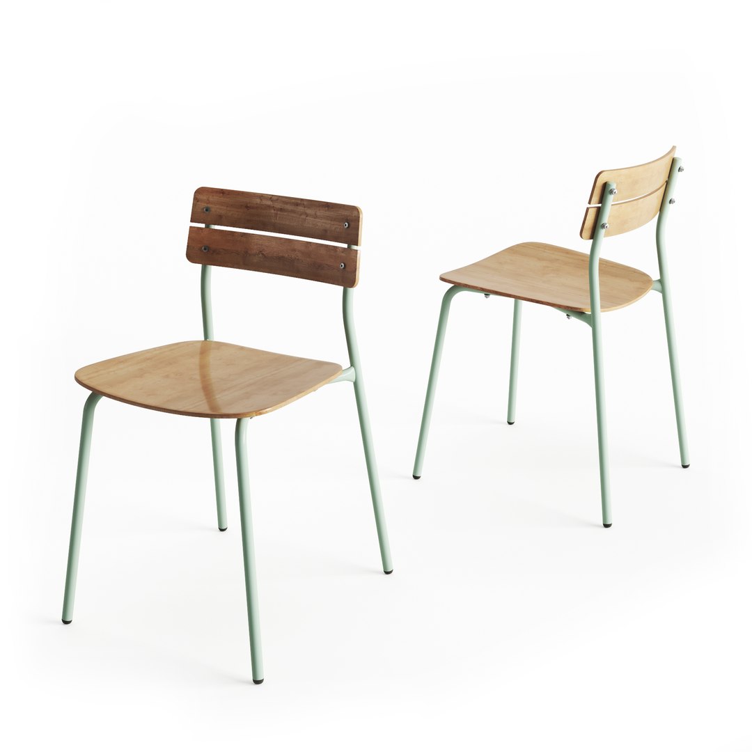 3D Grand Rapids Sherman Chair EMU Americas Table - TurboSquid 1794094