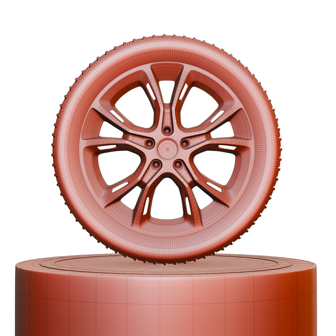 3D Realistic Wheel 3D Model 4K PBR Texture High Quality Game Ready Low ...