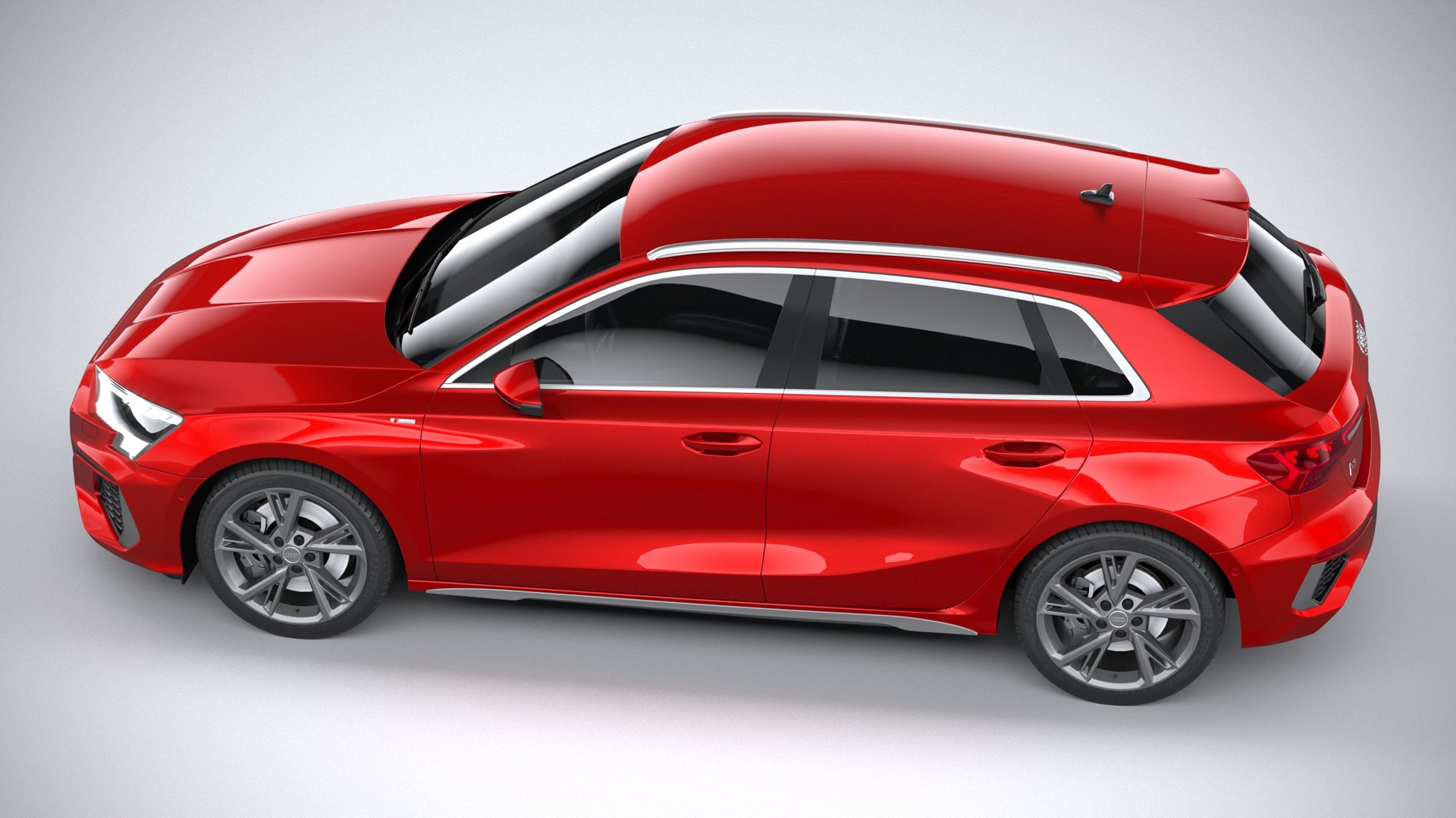 Audi A3 S-line 3D Model - TurboSquid 1537010