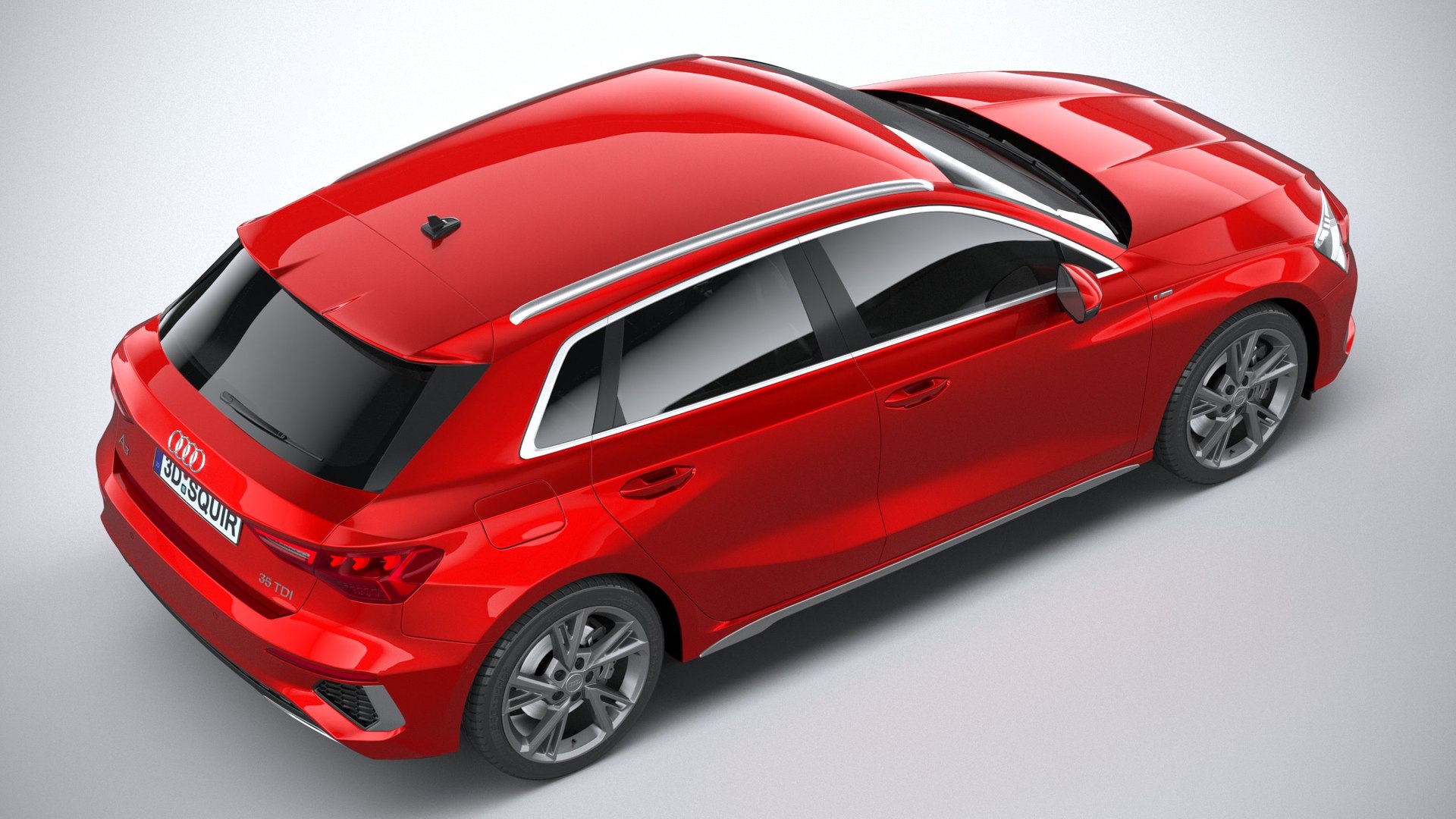 Audi A3 S-line 3D Model - TurboSquid 1537010
