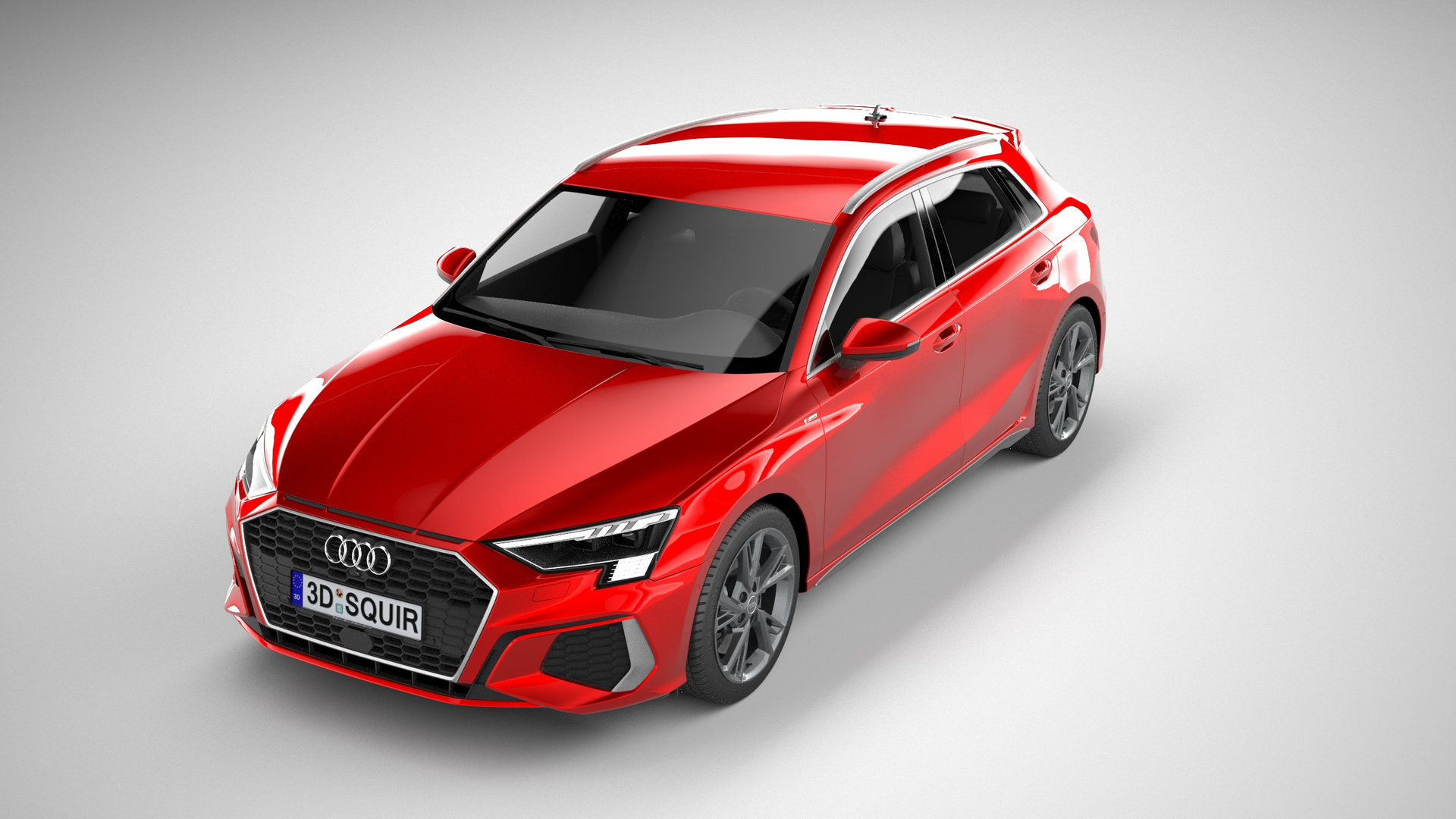 Audi A3 S-line 3D Model - TurboSquid 1537010