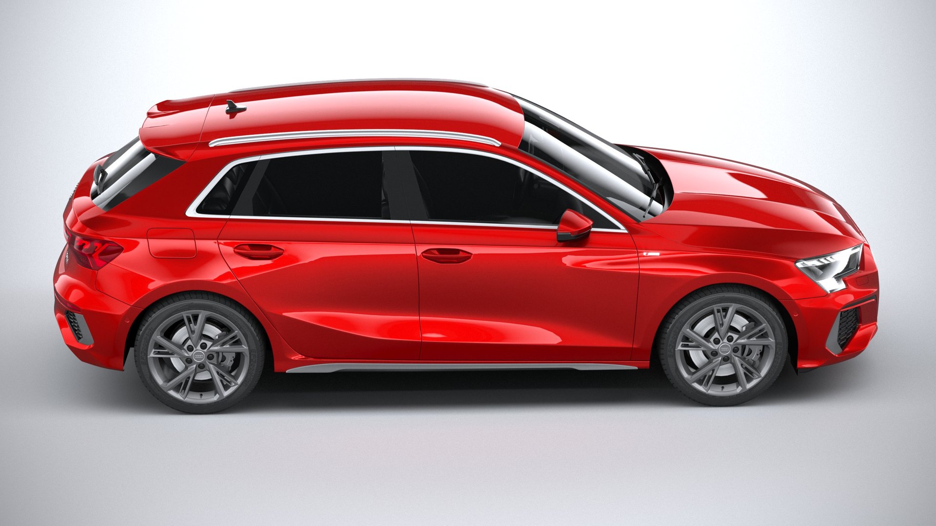 Audi A3 S-line 3D Model - TurboSquid 1537010