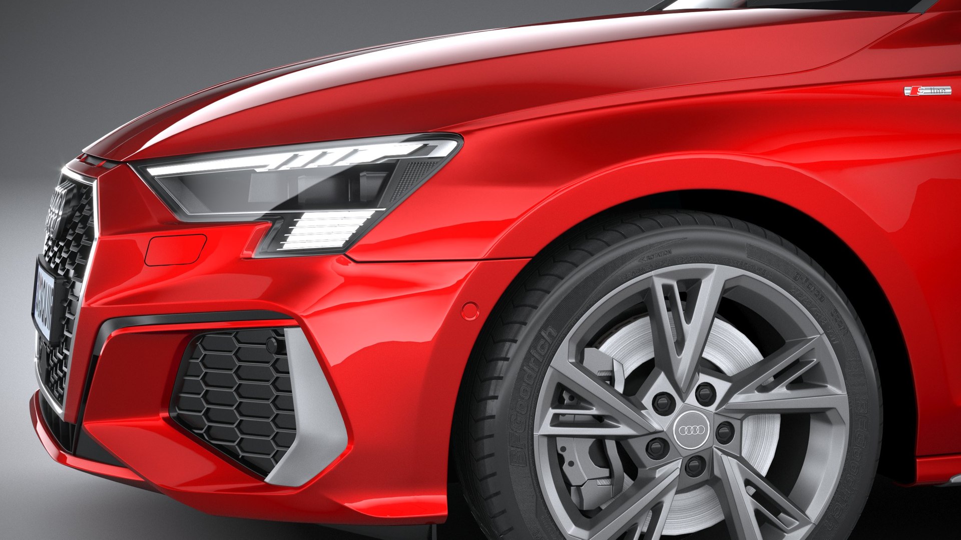 Audi A3 S-line 3D Model - TurboSquid 1537010