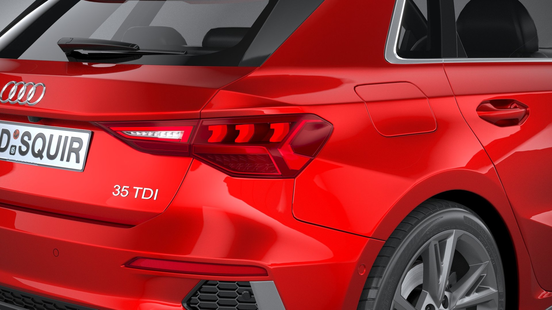 Audi a3 s-line 3D model - TurboSquid 1537010