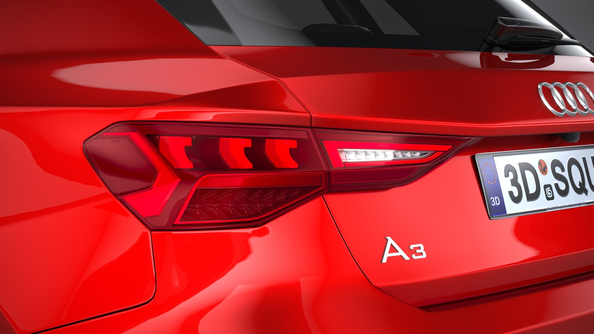 Audi A3 S-line 3D Model - TurboSquid 1537010