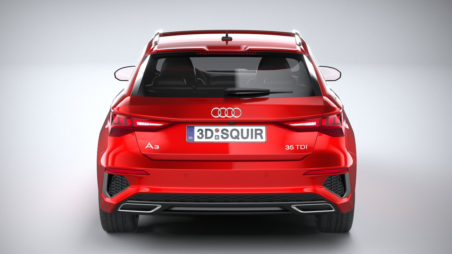 Audi A3 S-line 3D Model - TurboSquid 1537010