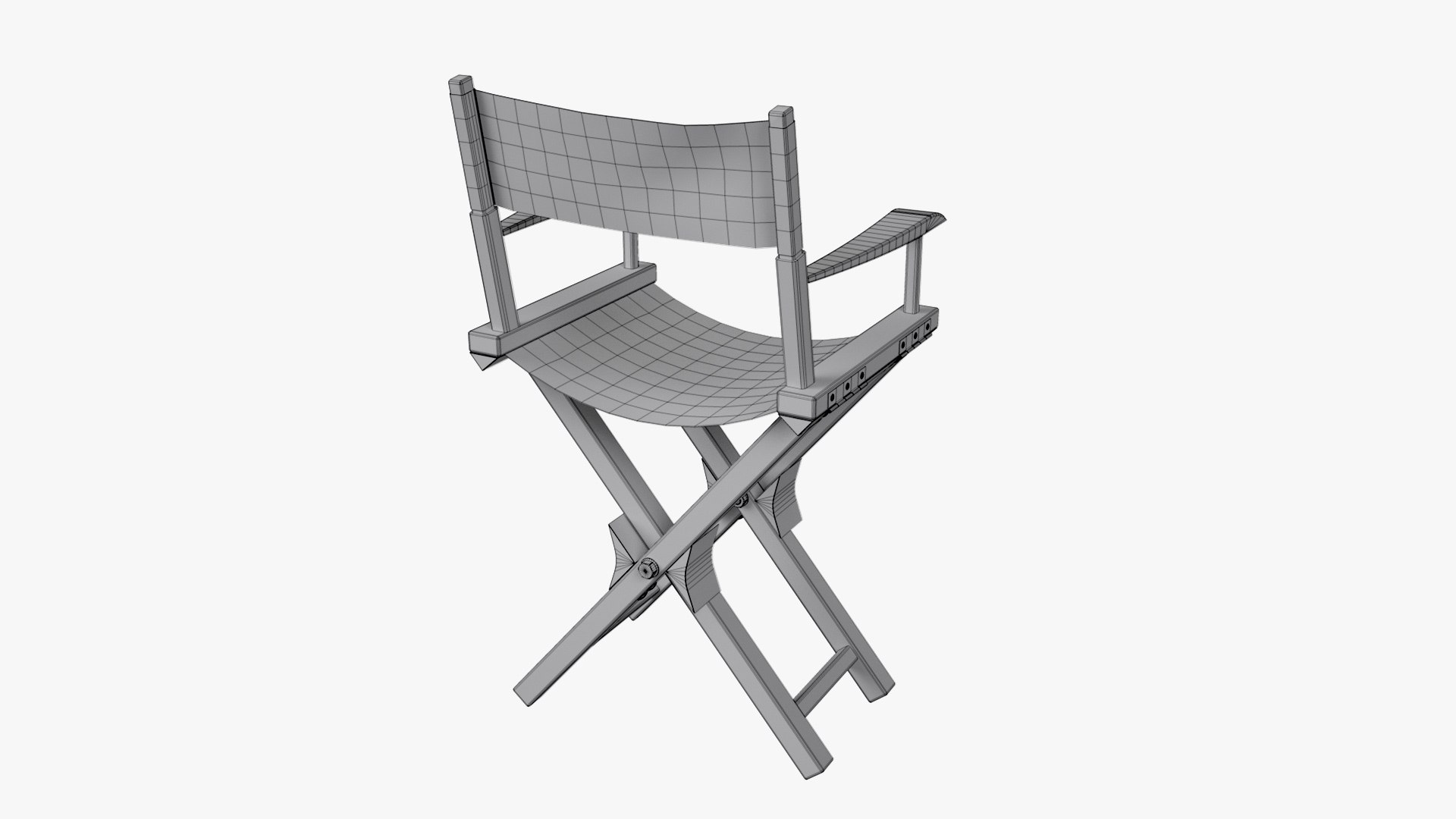 3D Director Chair Model - TurboSquid 1419357