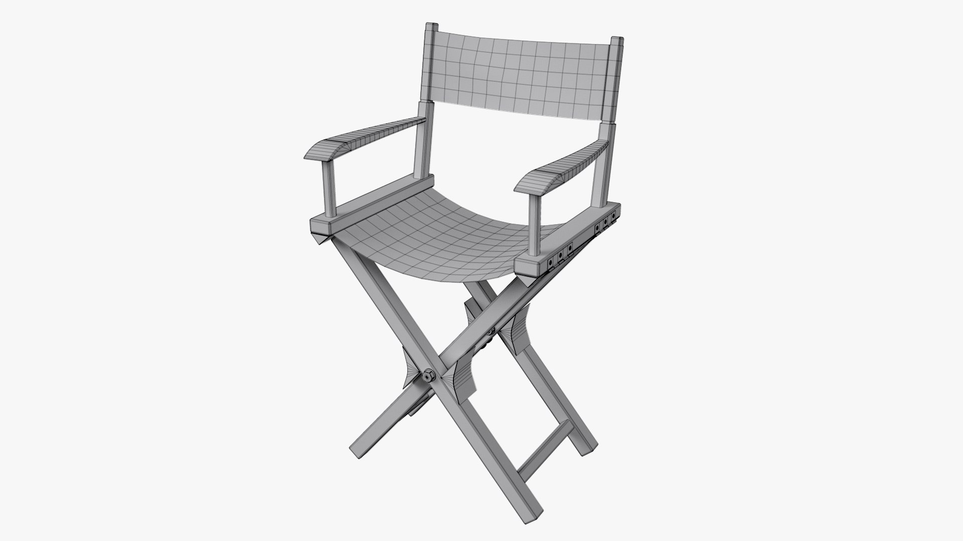 3D Director Chair Model - TurboSquid 1419357