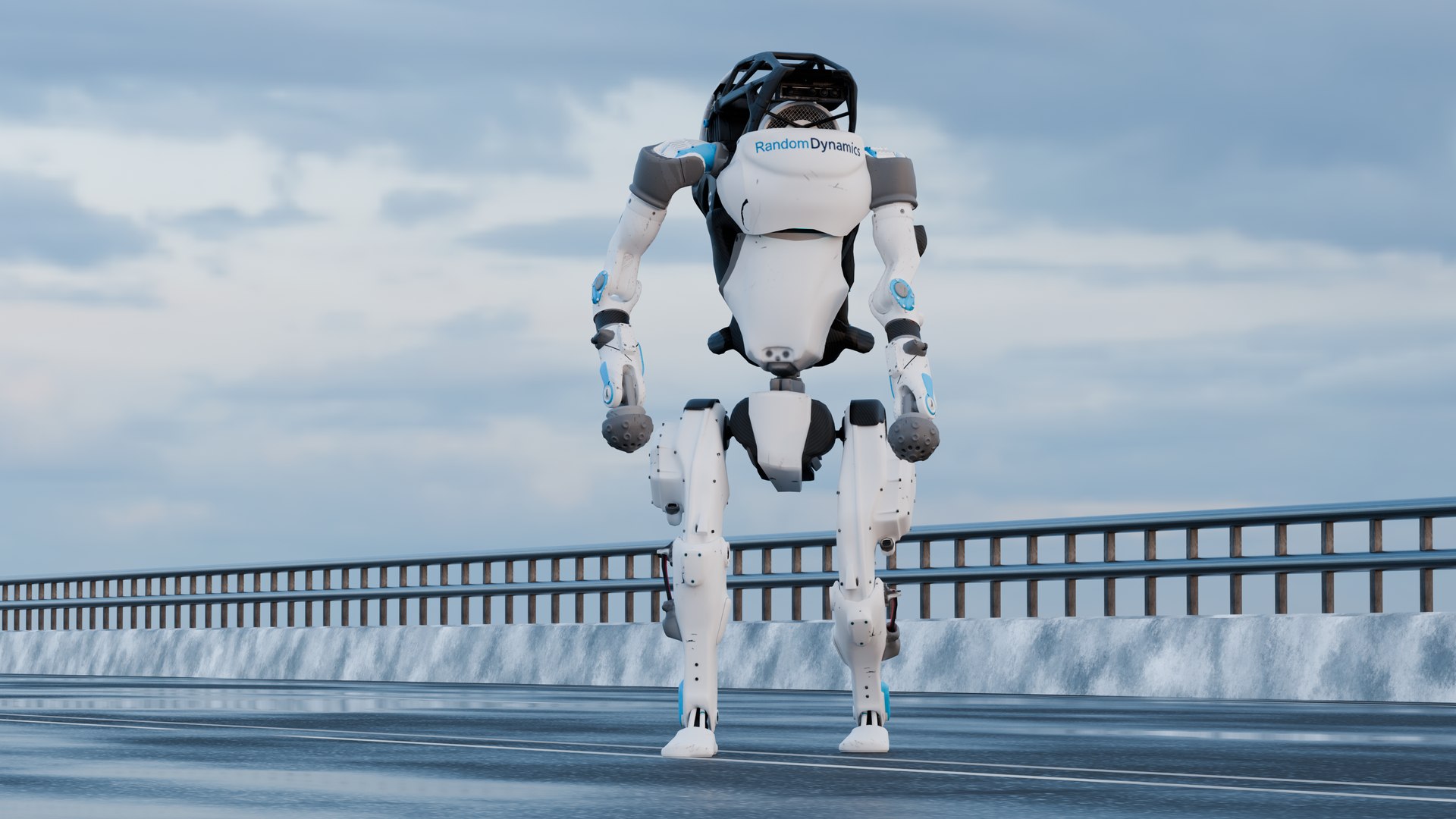 Patrol Trooper Robot 3D Model For Animation Rendering Model ...