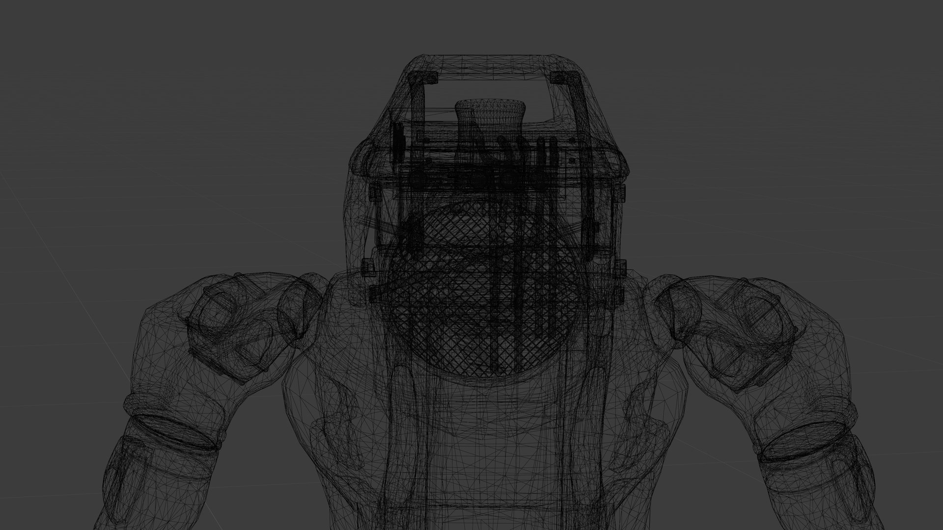 Patrol Trooper Robot 3D Model For Animation Rendering Model ...