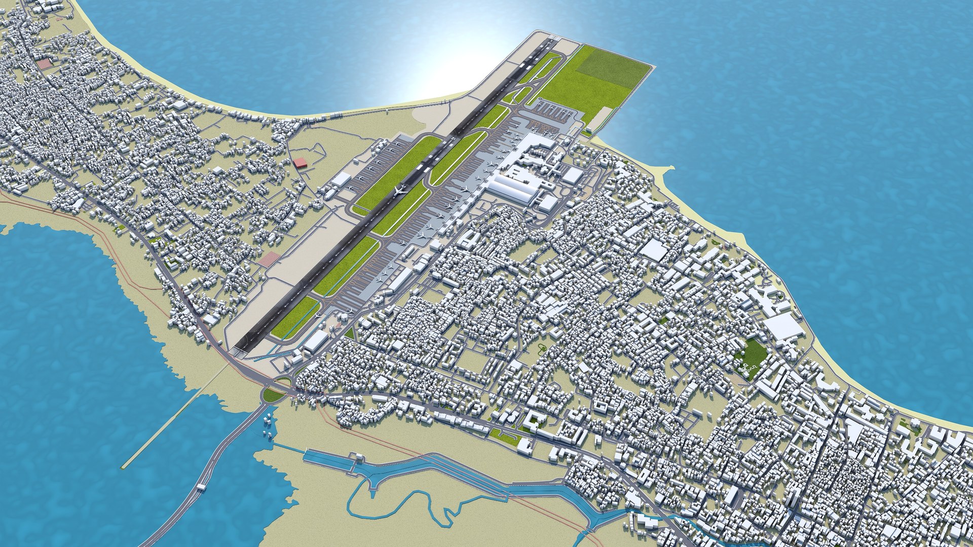 Ngurah Rai International Airport Model - TurboSquid 2013590