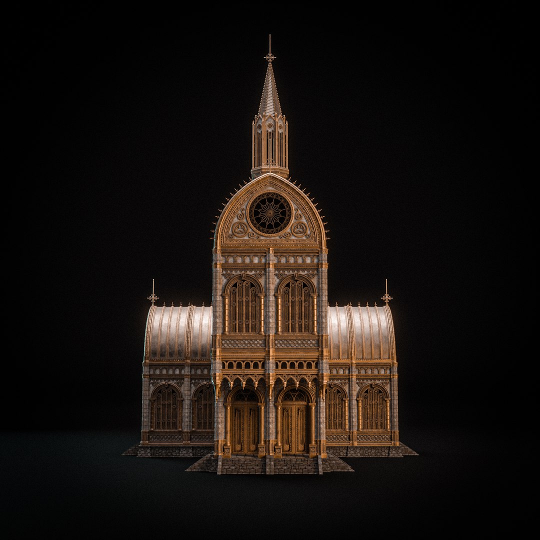GOTHIC MODULAR BUILDING 5 Model - TurboSquid 2315035