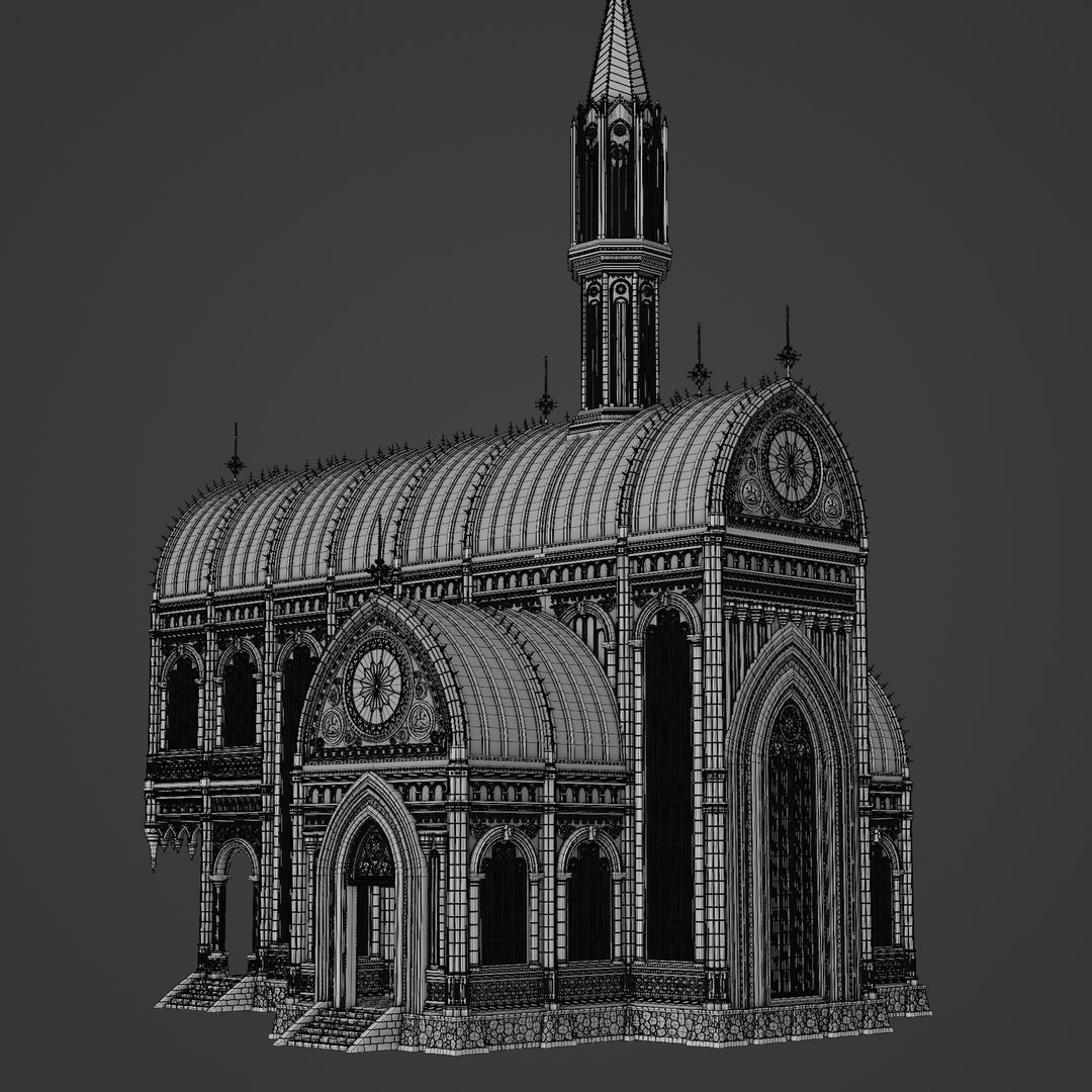 GOTHIC MODULAR BUILDING 5 Model - TurboSquid 2315035