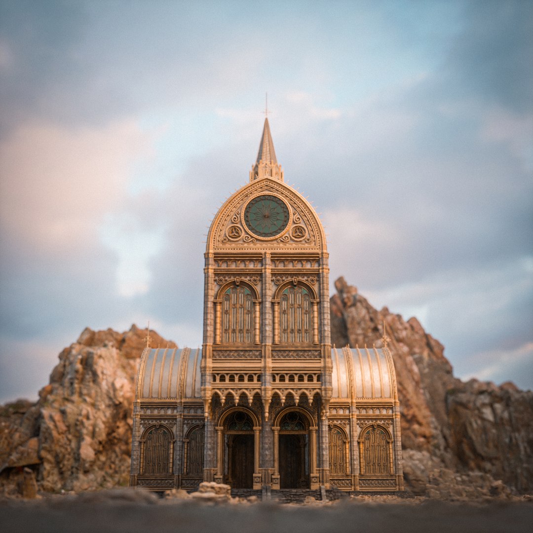 GOTHIC MODULAR BUILDING 5 Model - TurboSquid 2315035