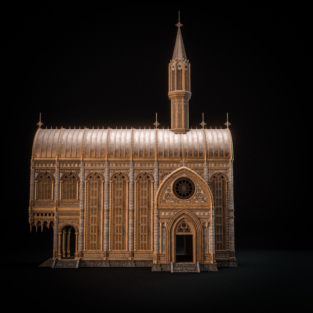 GOTHIC MODULAR BUILDING 5 Model - TurboSquid 2315035