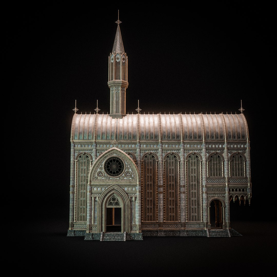 GOTHIC MODULAR BUILDING 5 Model - TurboSquid 2315035