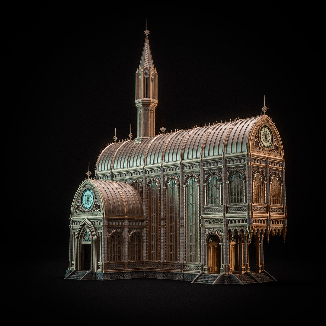 GOTHIC MODULAR BUILDING 5 Model - TurboSquid 2315035