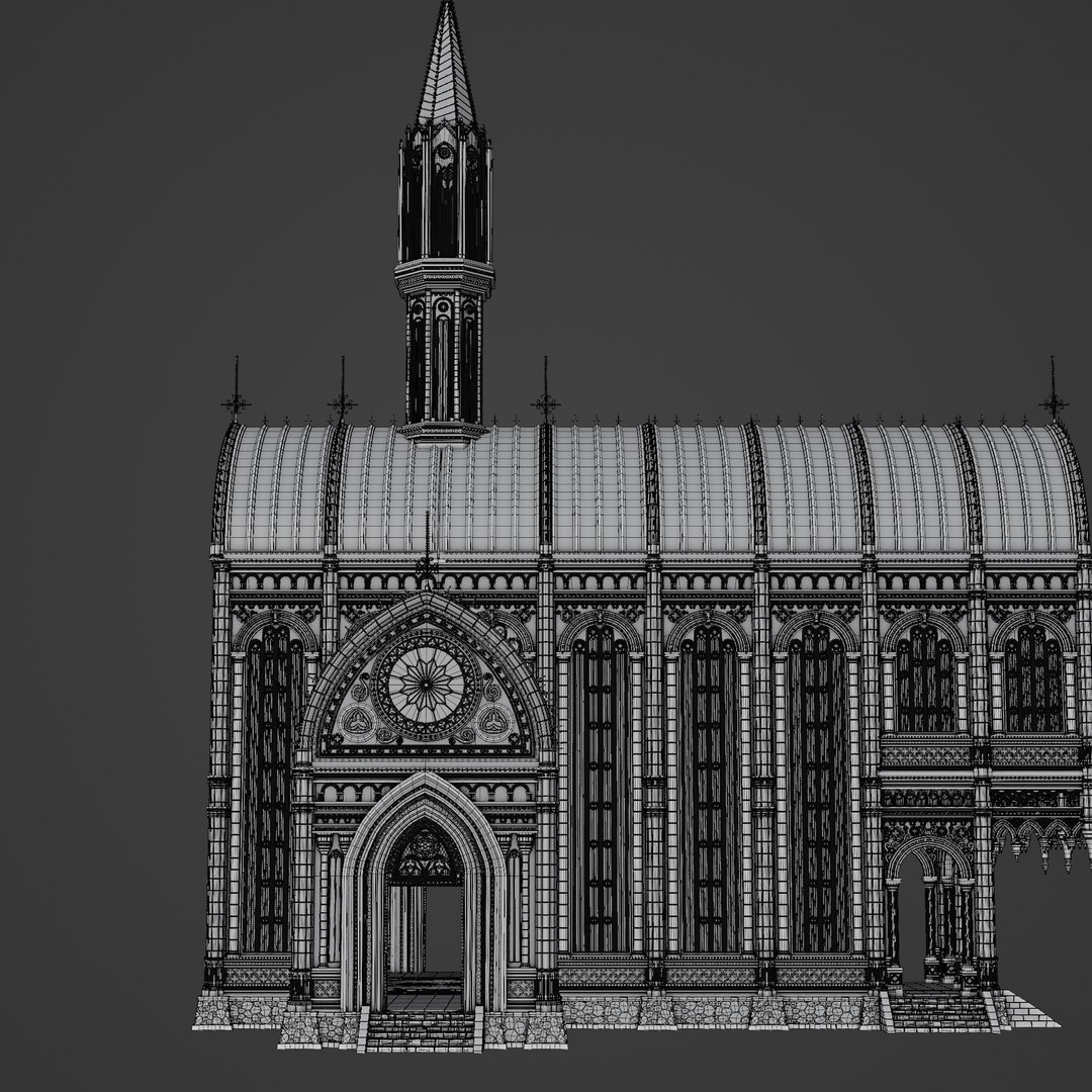 GOTHIC MODULAR BUILDING 5 Model - TurboSquid 2315035
