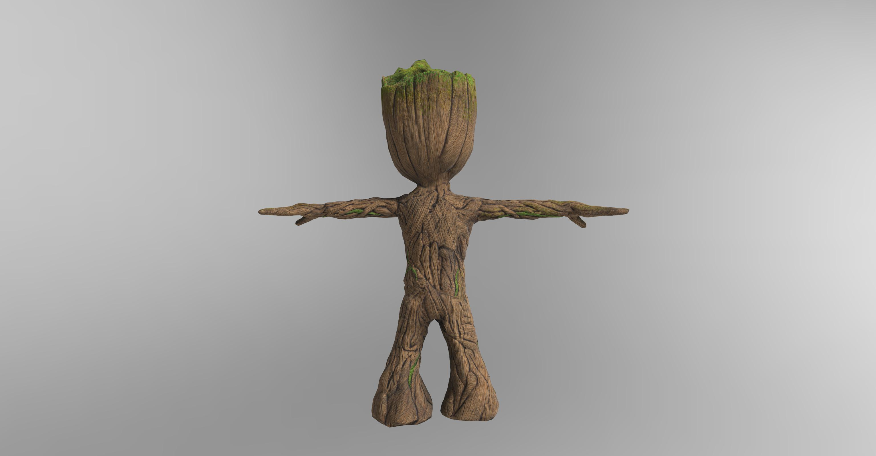 3D groot - TurboSquid 1464308
