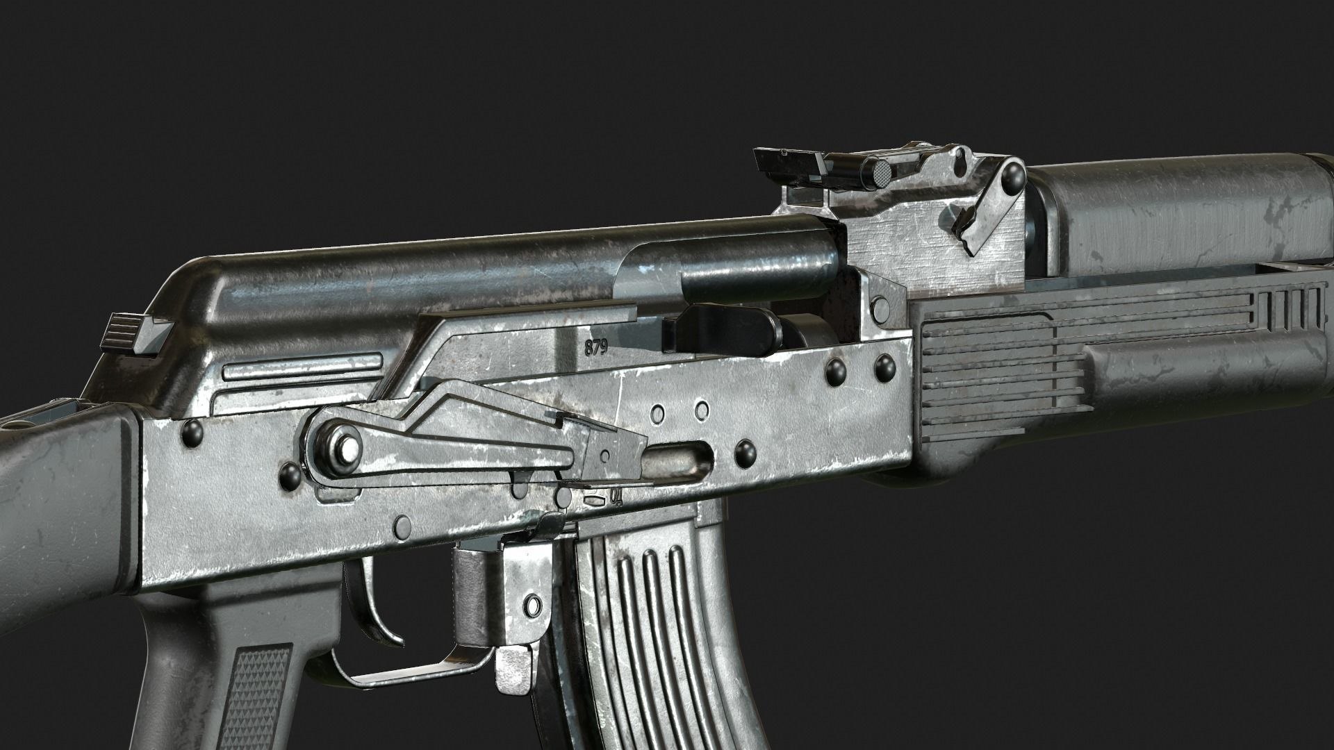 AK47 3D - TurboSquid 2003543