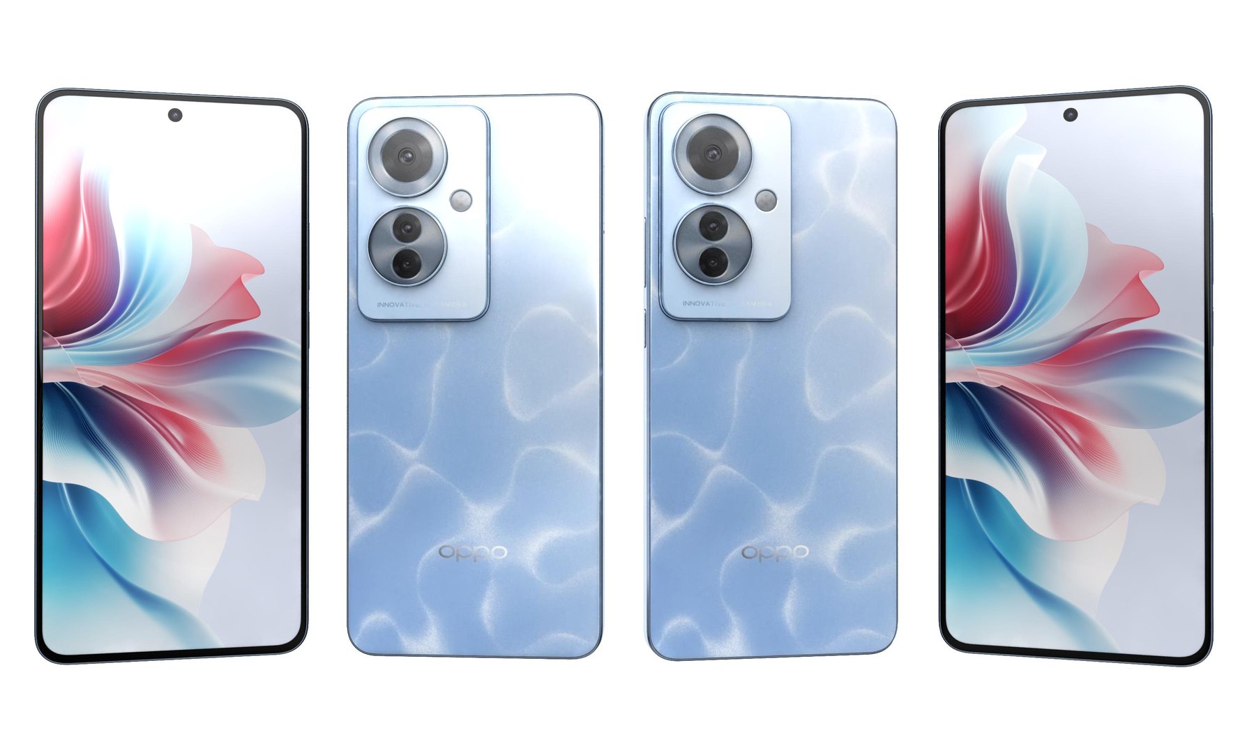 3D Oppo Reno 11 F Blue - TurboSquid 2200739