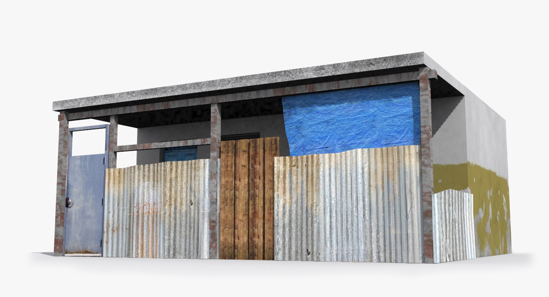 Ready Slum 3D Model - TurboSquid 1549149