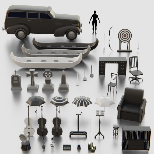 Graveyard Blender Models for Download | TurboSquid