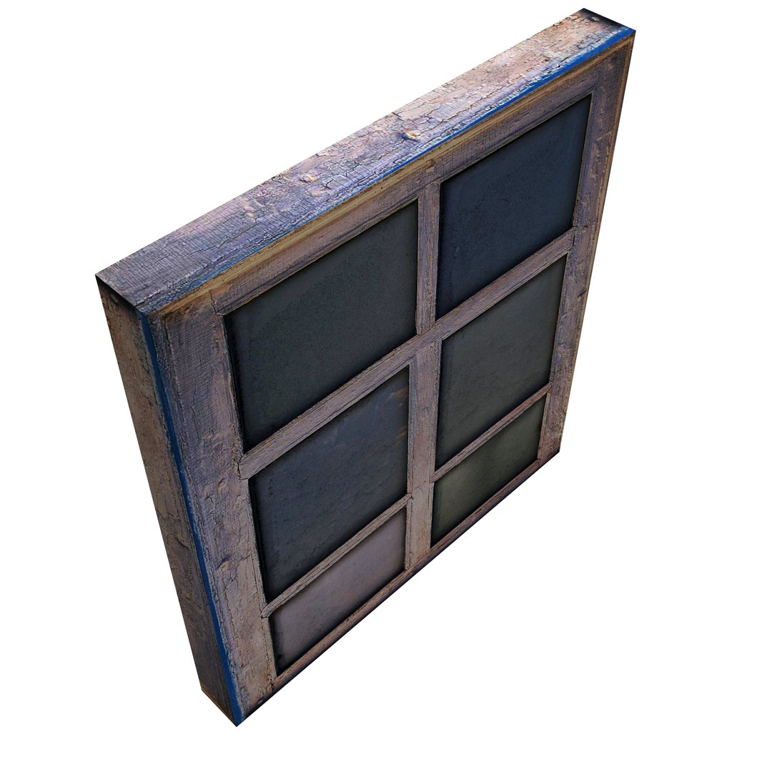 Old Glass Window 3D Model - TurboSquid 2139637