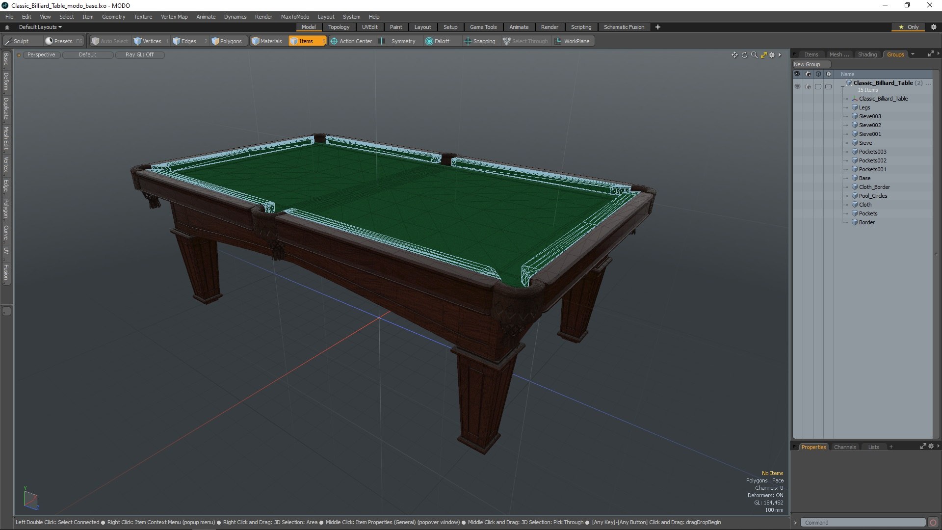 3D Classic Billiard Table - TurboSquid 2246850