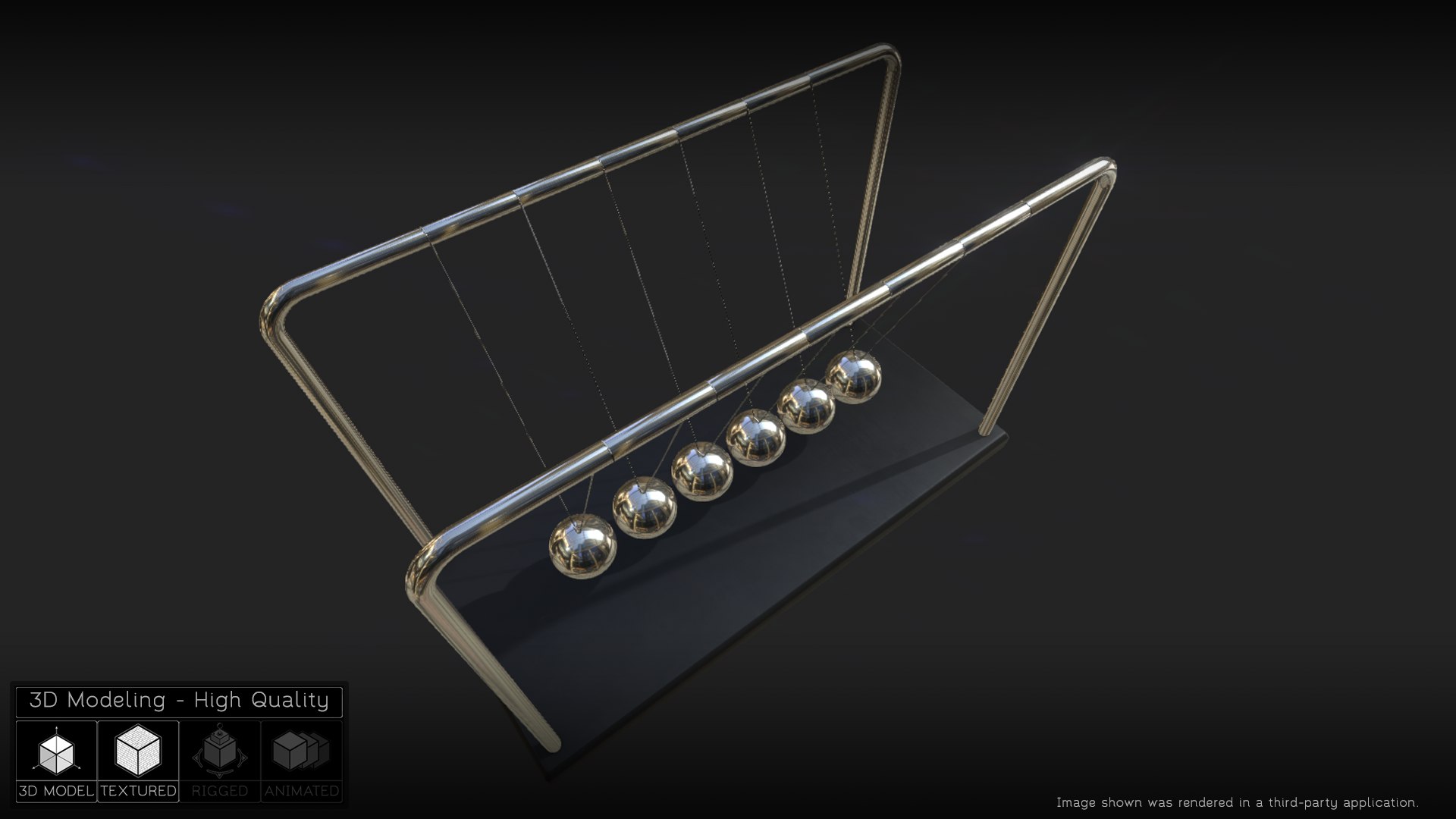 Newtons Cradle 3d Model