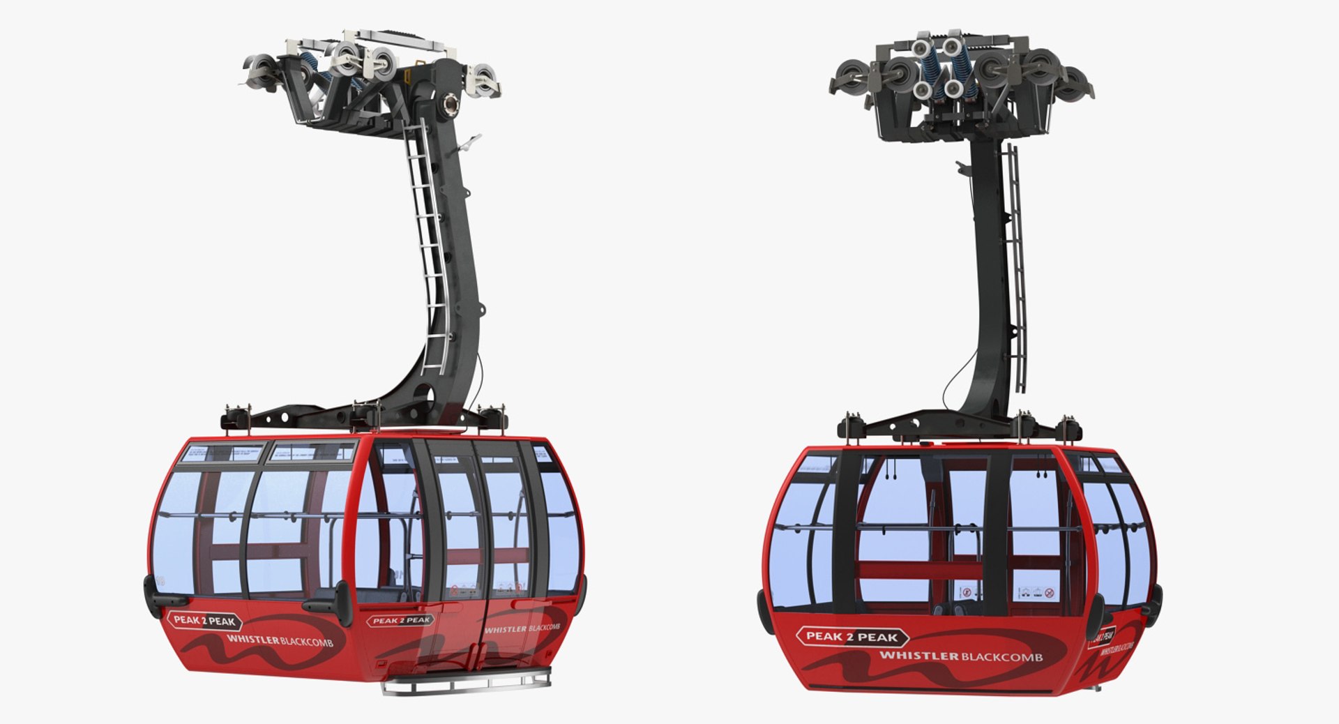 3D Ski Lift Cabin Model - TurboSquid 1374608