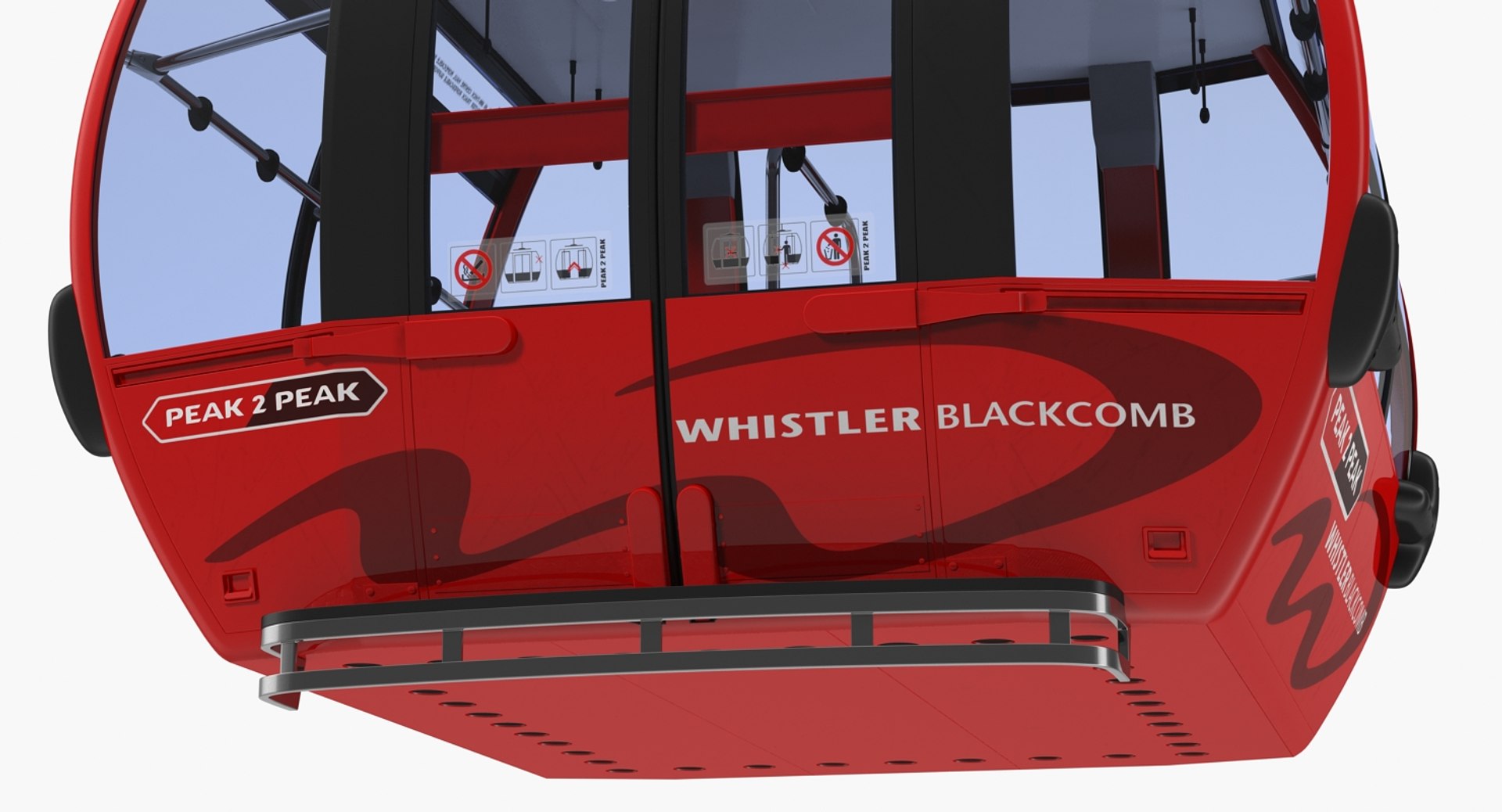 3D Ski Lift Cabin Model - TurboSquid 1374608
