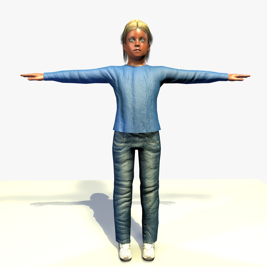 realistically kevin body 3d 3ds