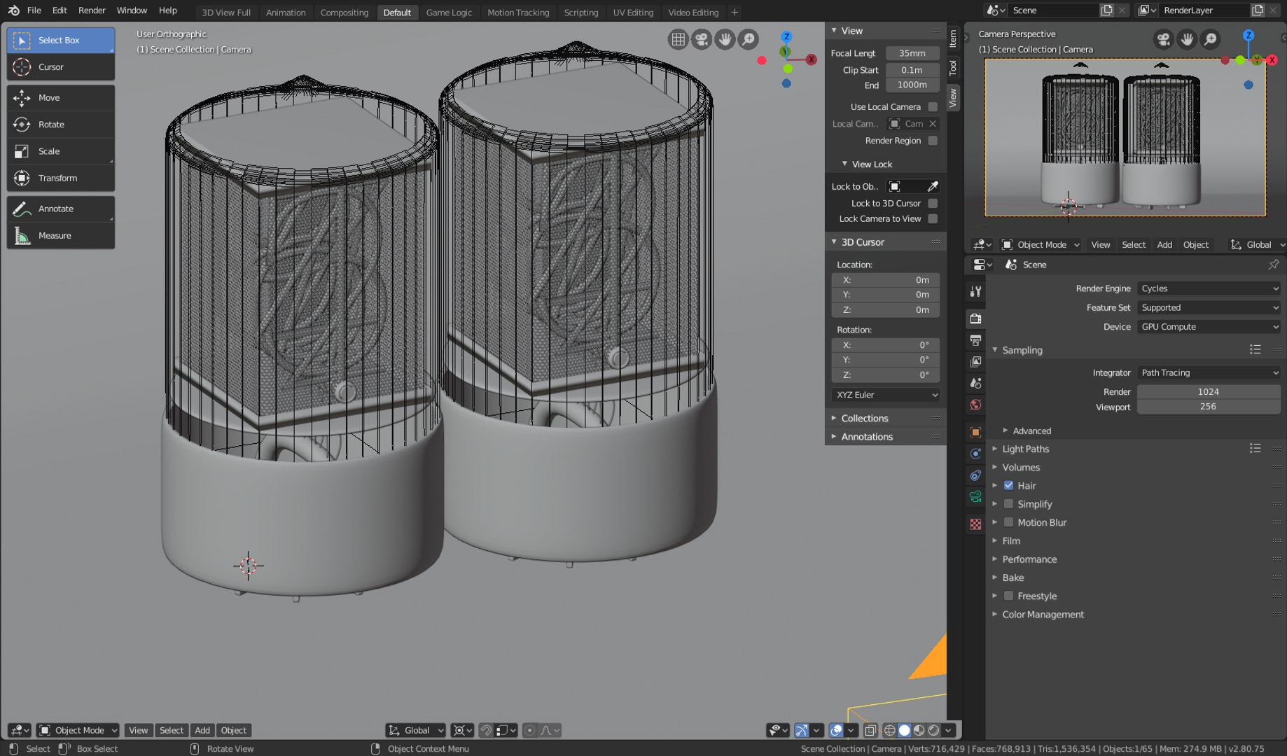 Vacuum Tube 3D Model - TurboSquid 1455021