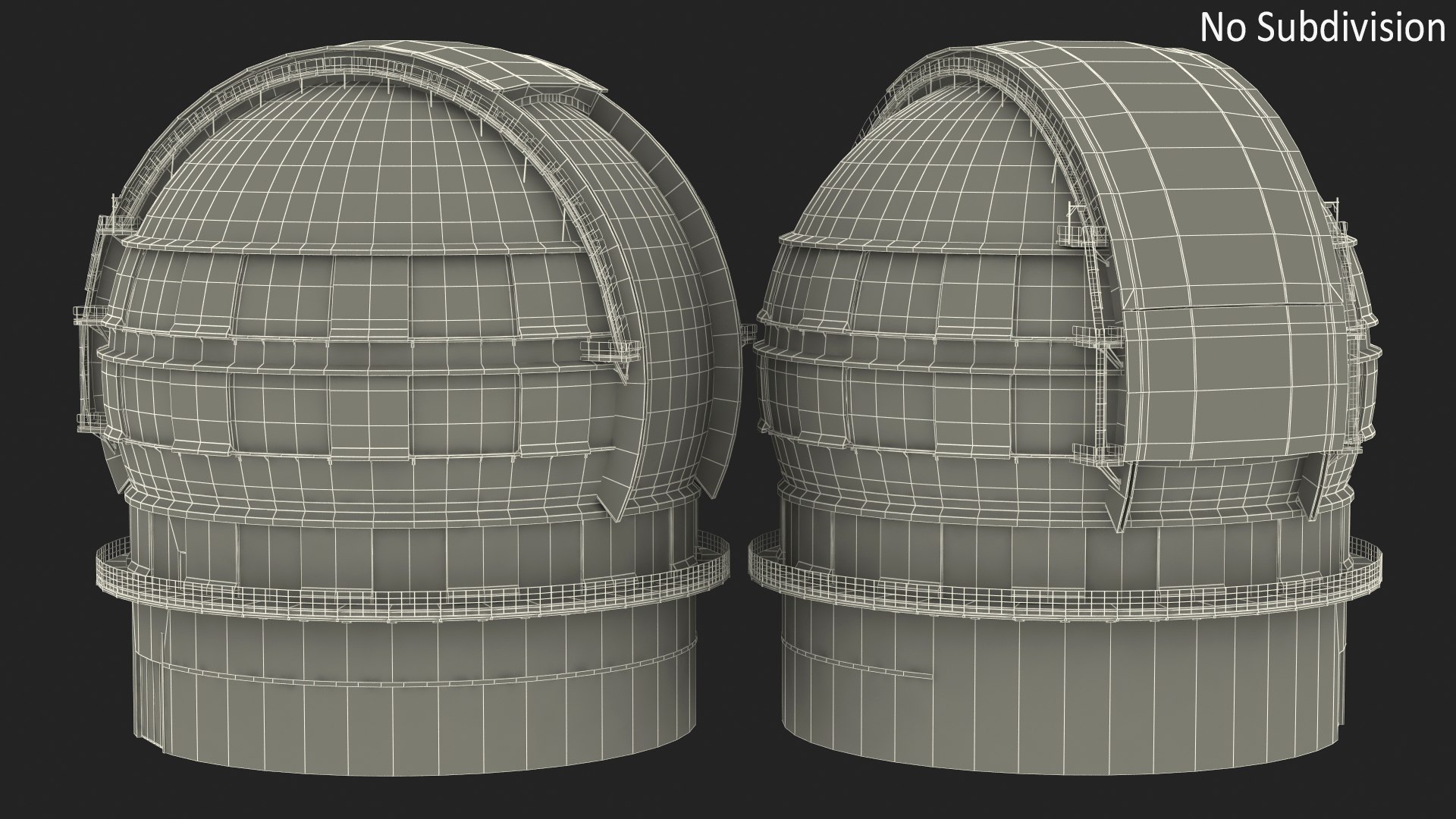Astronomical Observatory Dome 3D - TurboSquid 1654166