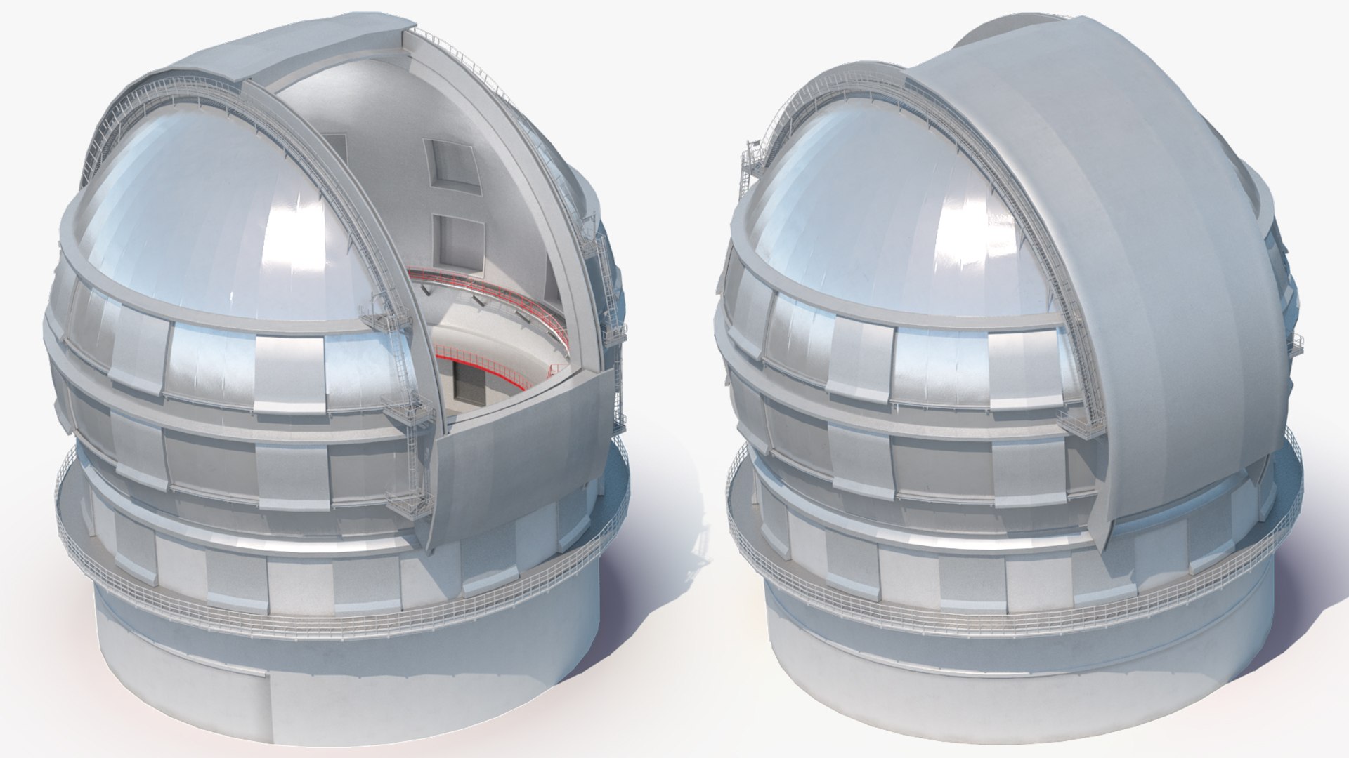 Astronomical Observatory Dome 3D - TurboSquid 1654166