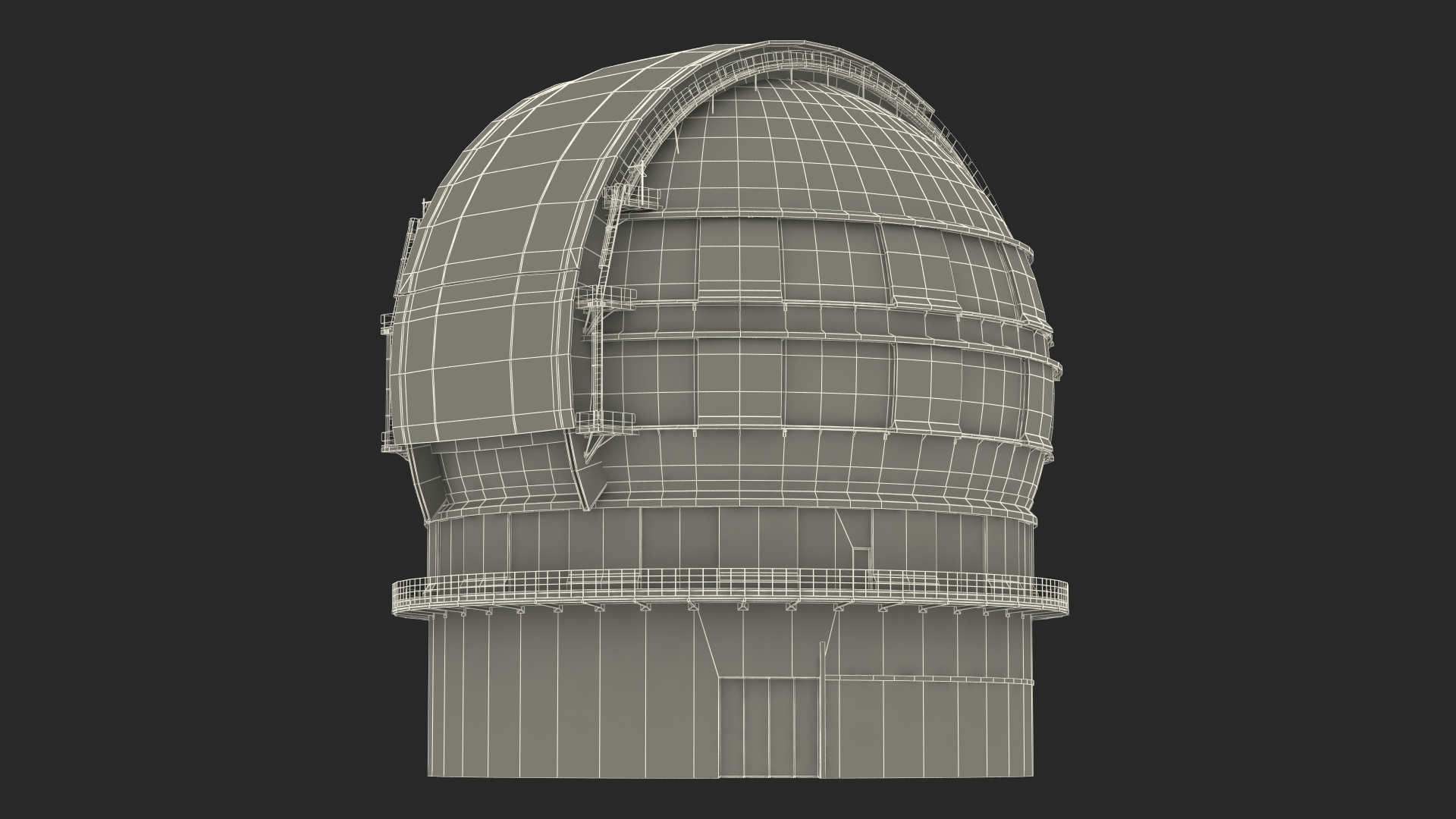 Astronomical Observatory Dome 3D - TurboSquid 1654166