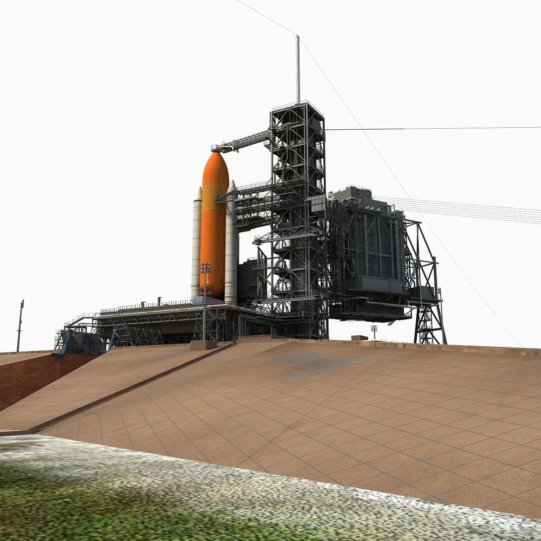 Nasa launch complex 3D model - TurboSquid 1152910