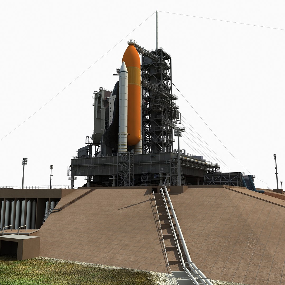 Nasa launch complex 3D model - TurboSquid 1152910