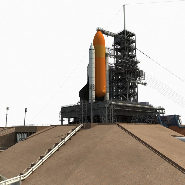 Nasa launch complex 3D model - TurboSquid 1152910