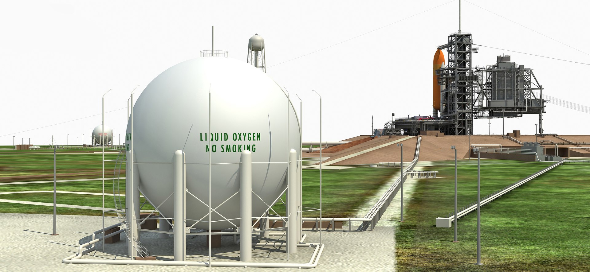 Nasa launch complex 3D model - TurboSquid 1152910