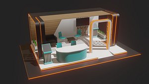 Exhibition Booth Blender Models for Download | TurboSquid