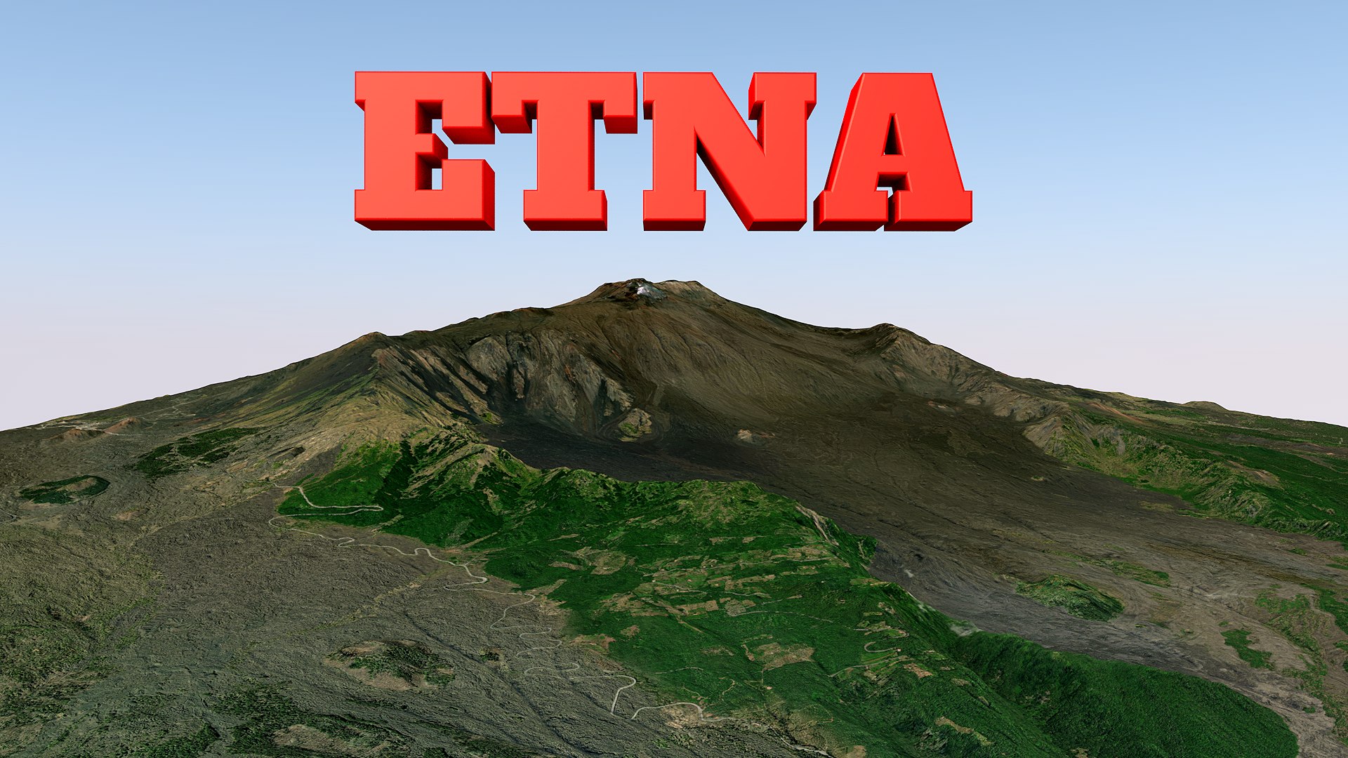 Etna Volcano Italy 3D model - TurboSquid 1973726