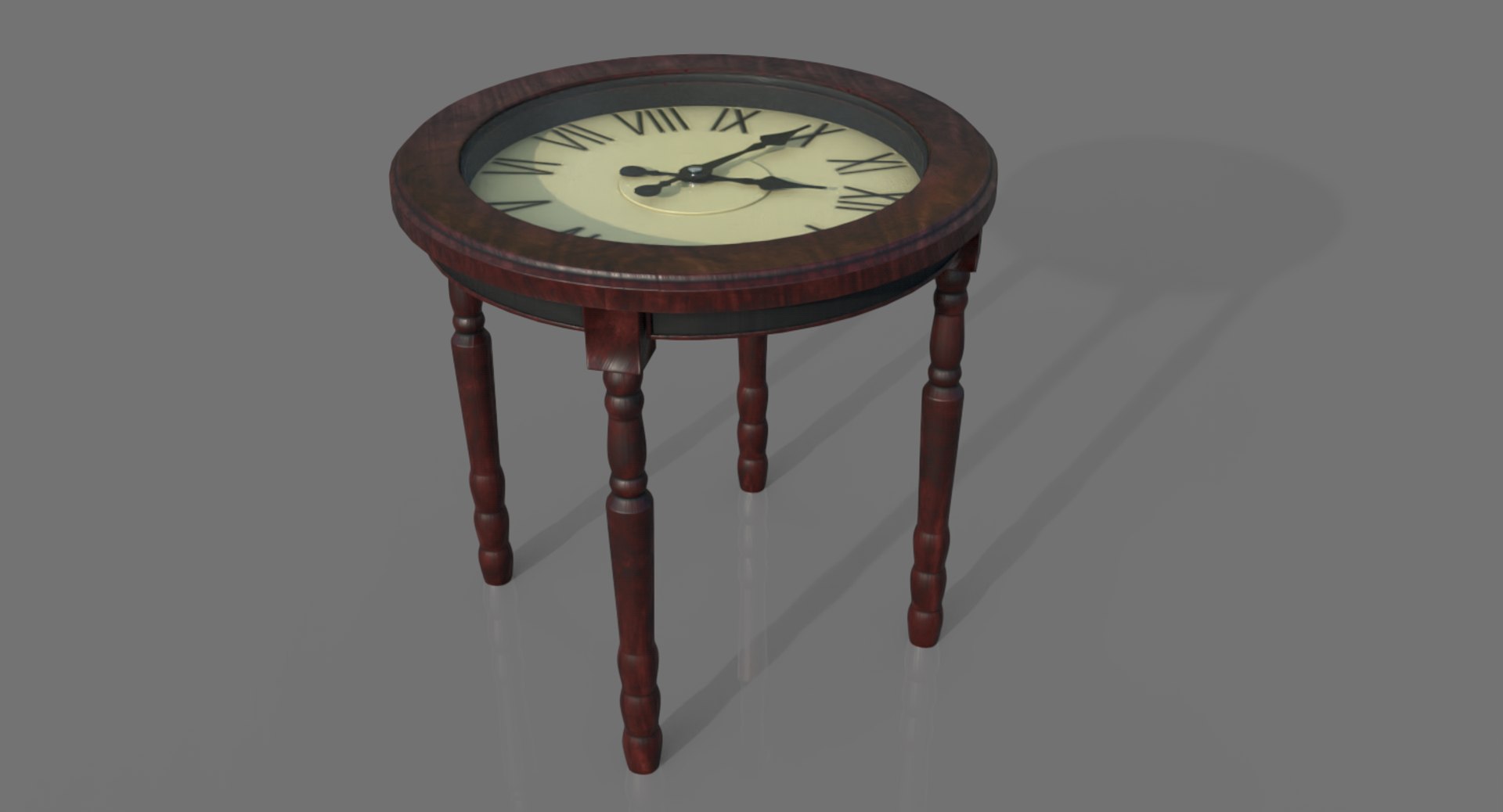 3D clock table - TurboSquid 1244869