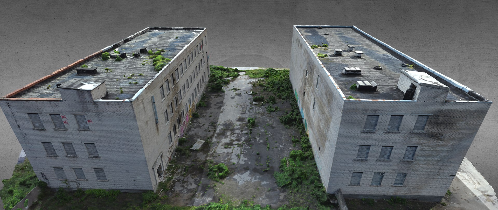 Derelict Soviet Buildings Model - TurboSquid 2204809
